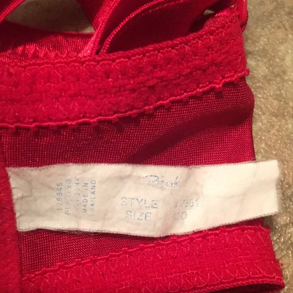 Playtex | Intimates & Sleepwear | Playtex Red Satin Bra Sz 4d | Poshmark